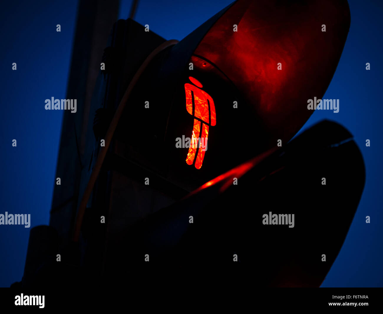 Red Man Traffic Light High Resolution Stock Photography and Images - Alamy