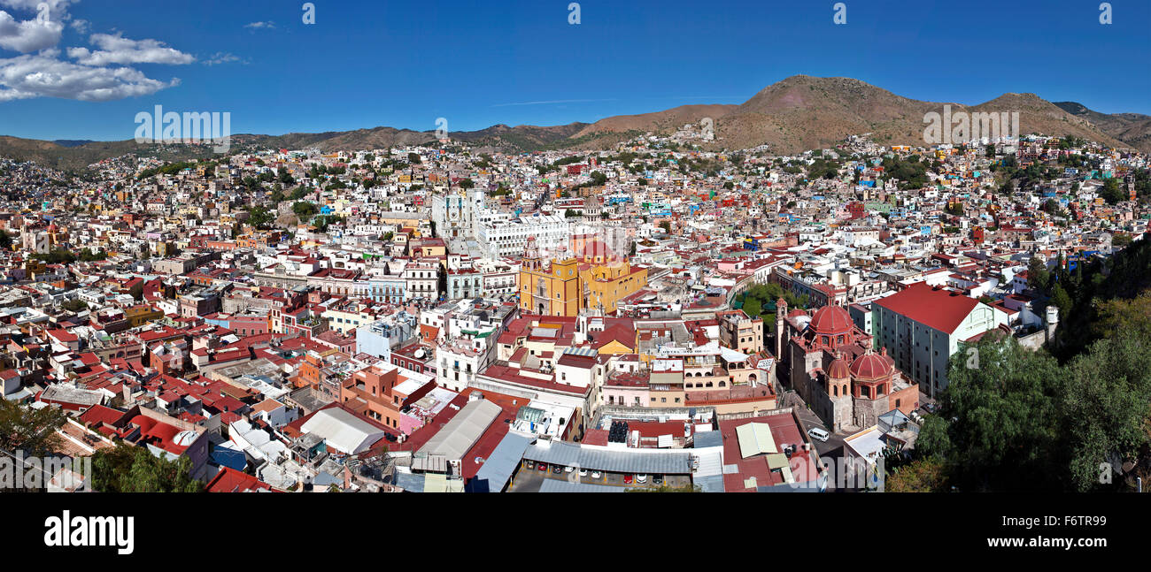 Mexico, Guanajuato, View of city Stock Photo - Alamy
