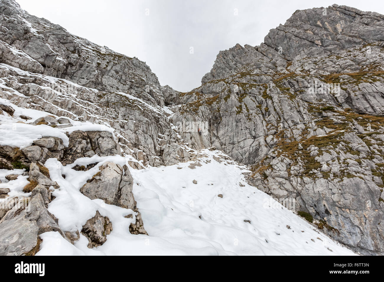 On Alpspitze via ferrata, Garmisch-Partenkirchen, Germany, Alps, Europe ...