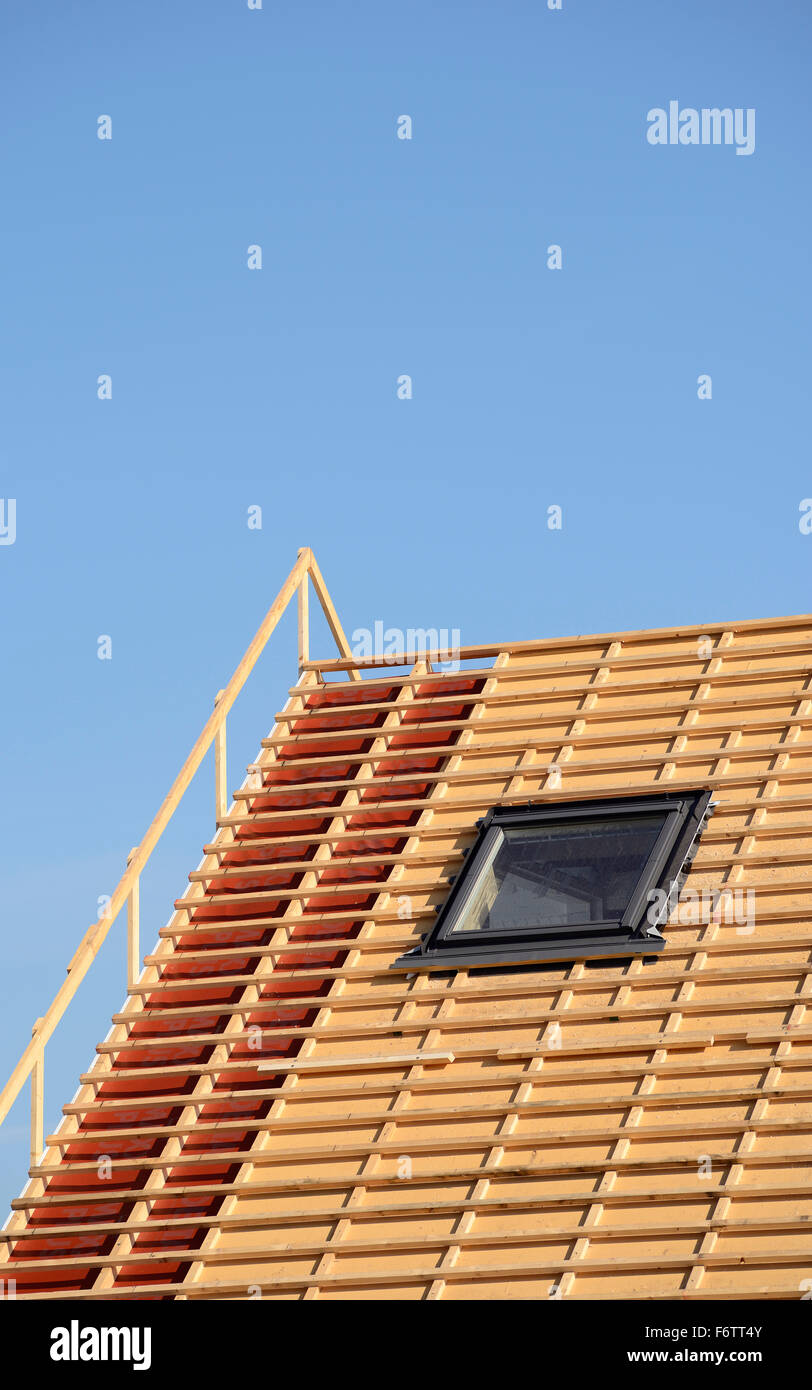 Roof truss construction hi-res stock photography and images - Alamy