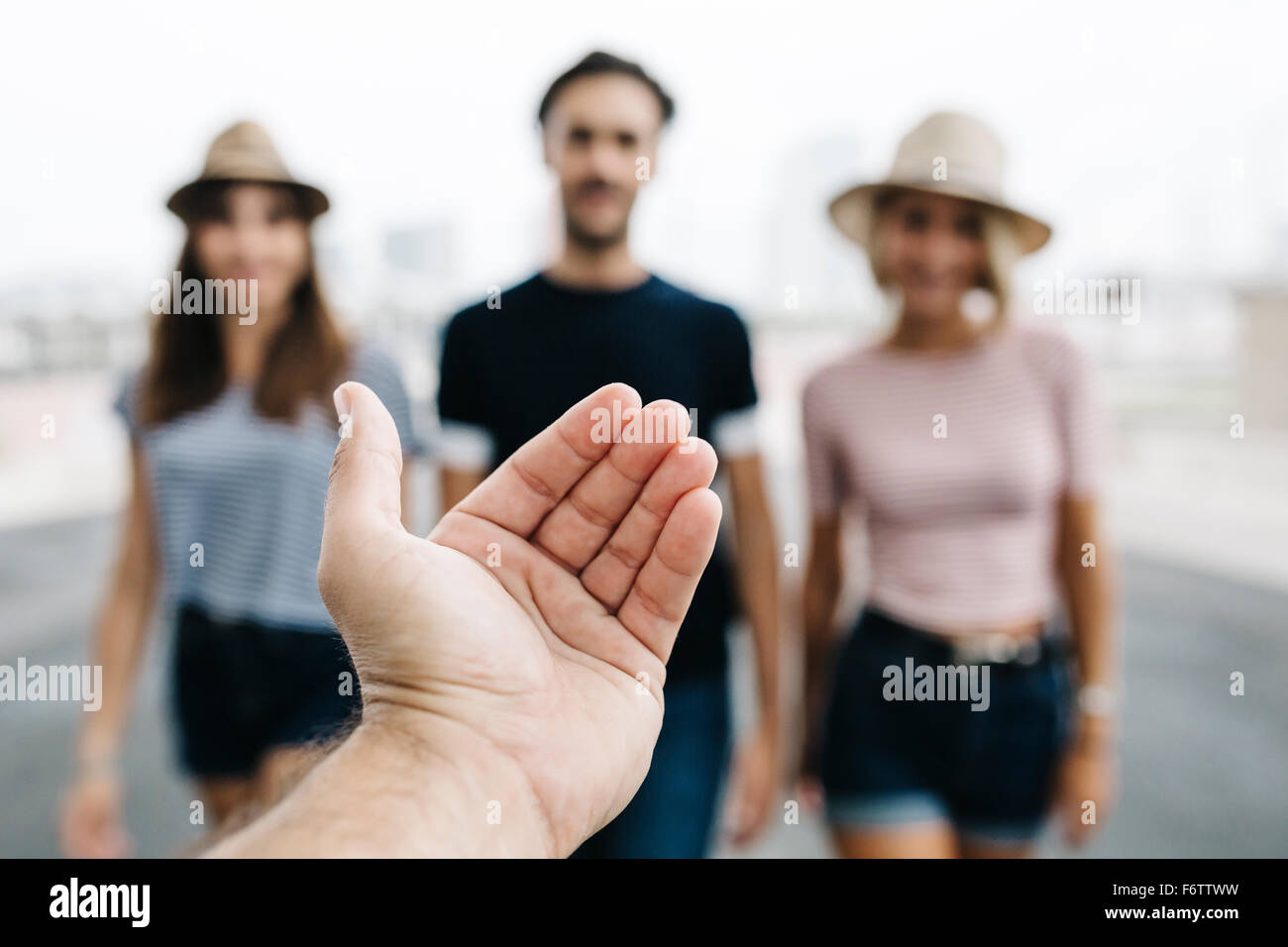 Spain barcelona gesture mans hand hi-res stock photography and images ...