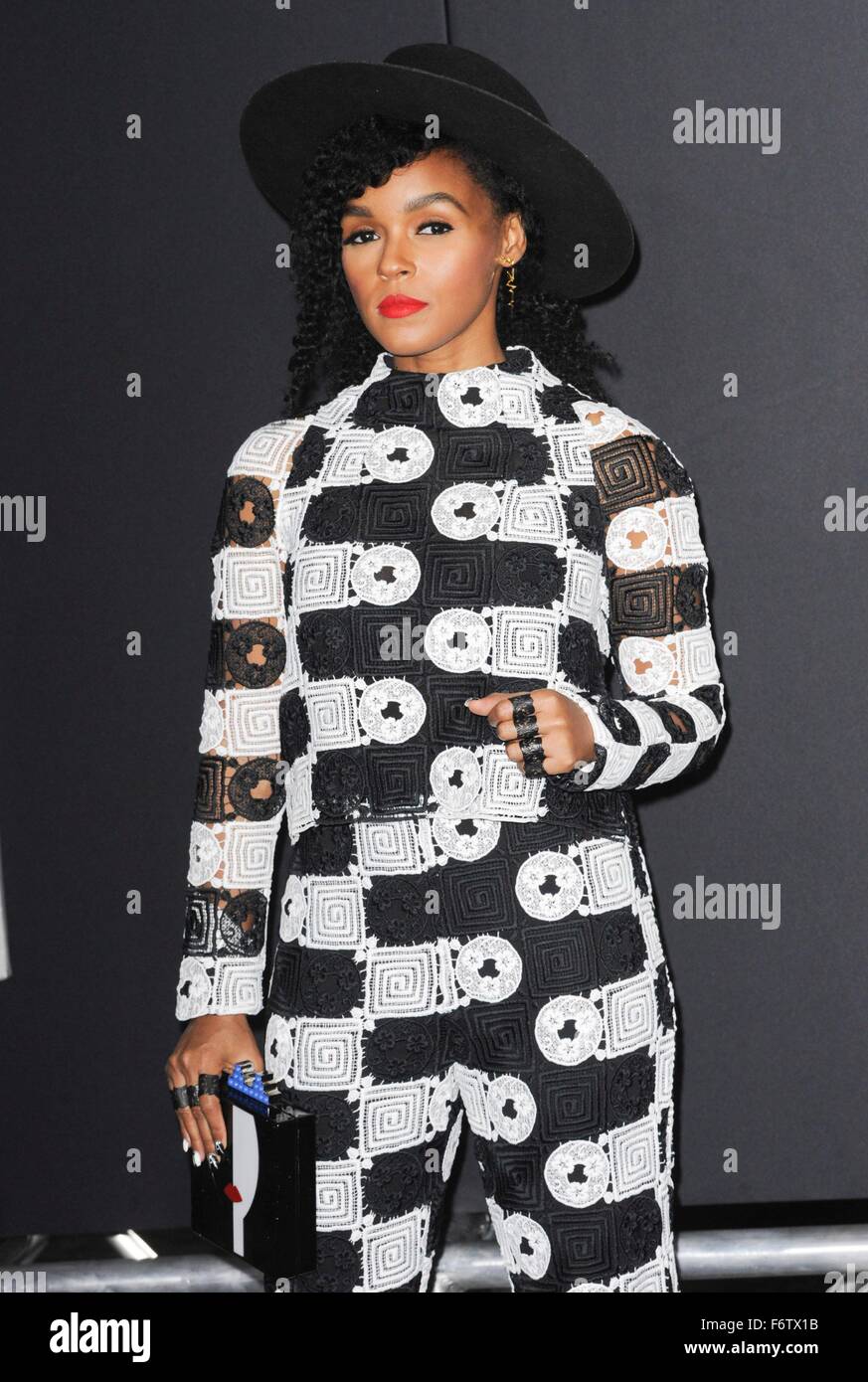 Los Angeles, CA, USA. 19th Nov, 2015. Janelle Monáe at arrivals for ...