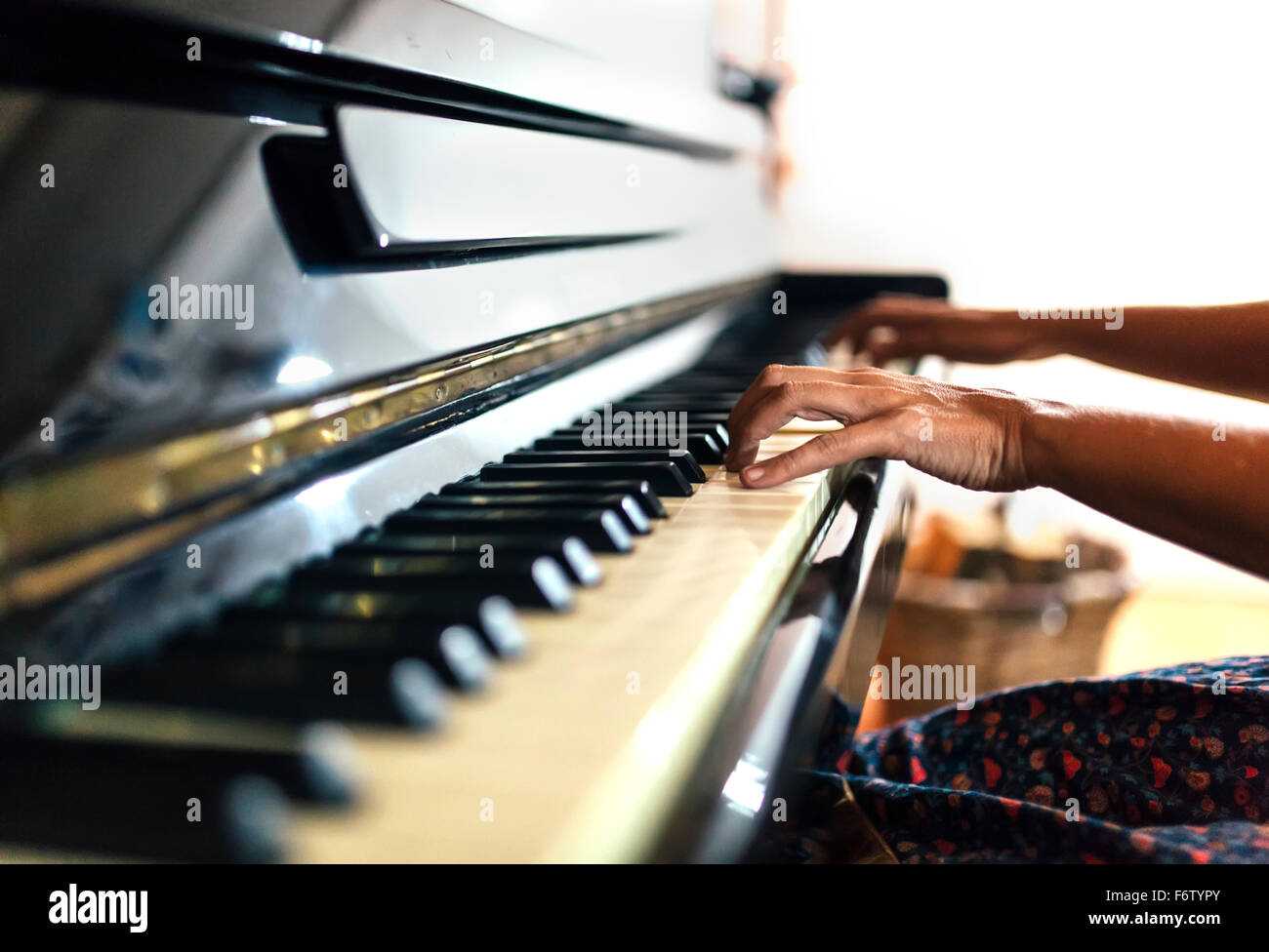 Person Playing Piano High Resolution Stock Photography and Images - Alamy