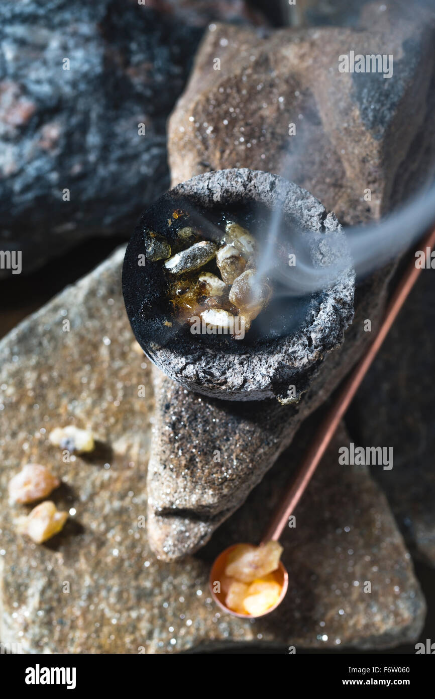 Incense burning ceremony hi-res stock photography and images - Alamy
