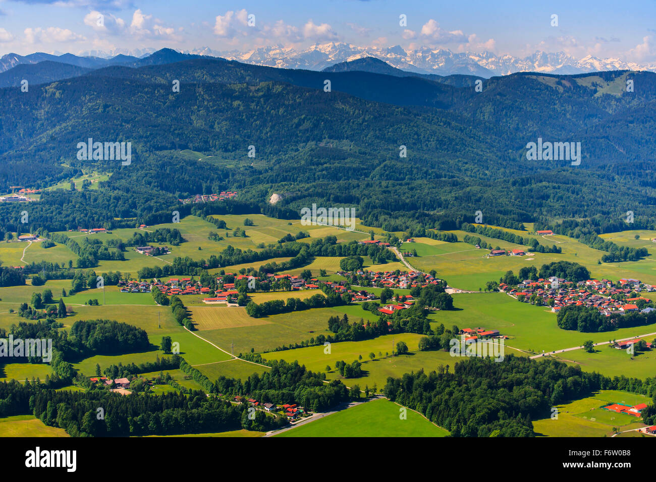 Aerial view of bad tolz hi-res stock photography and images - Alamy