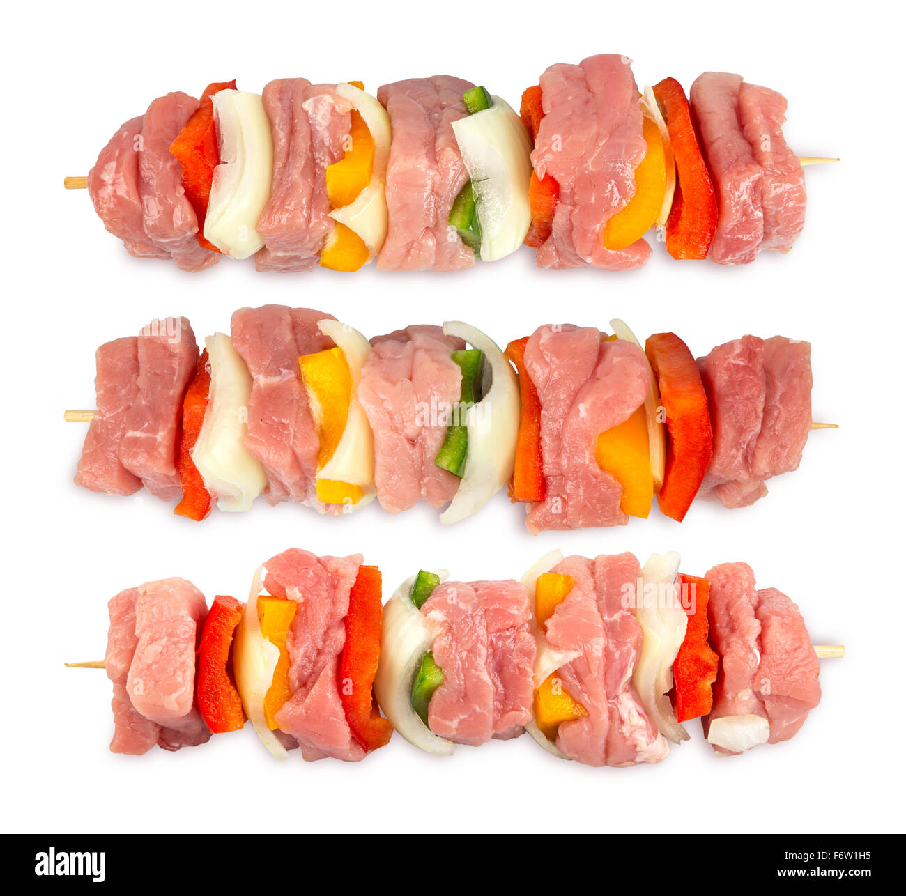 Shashlik shish kebab on Cut Out Stock Images & Pictures - Alamy