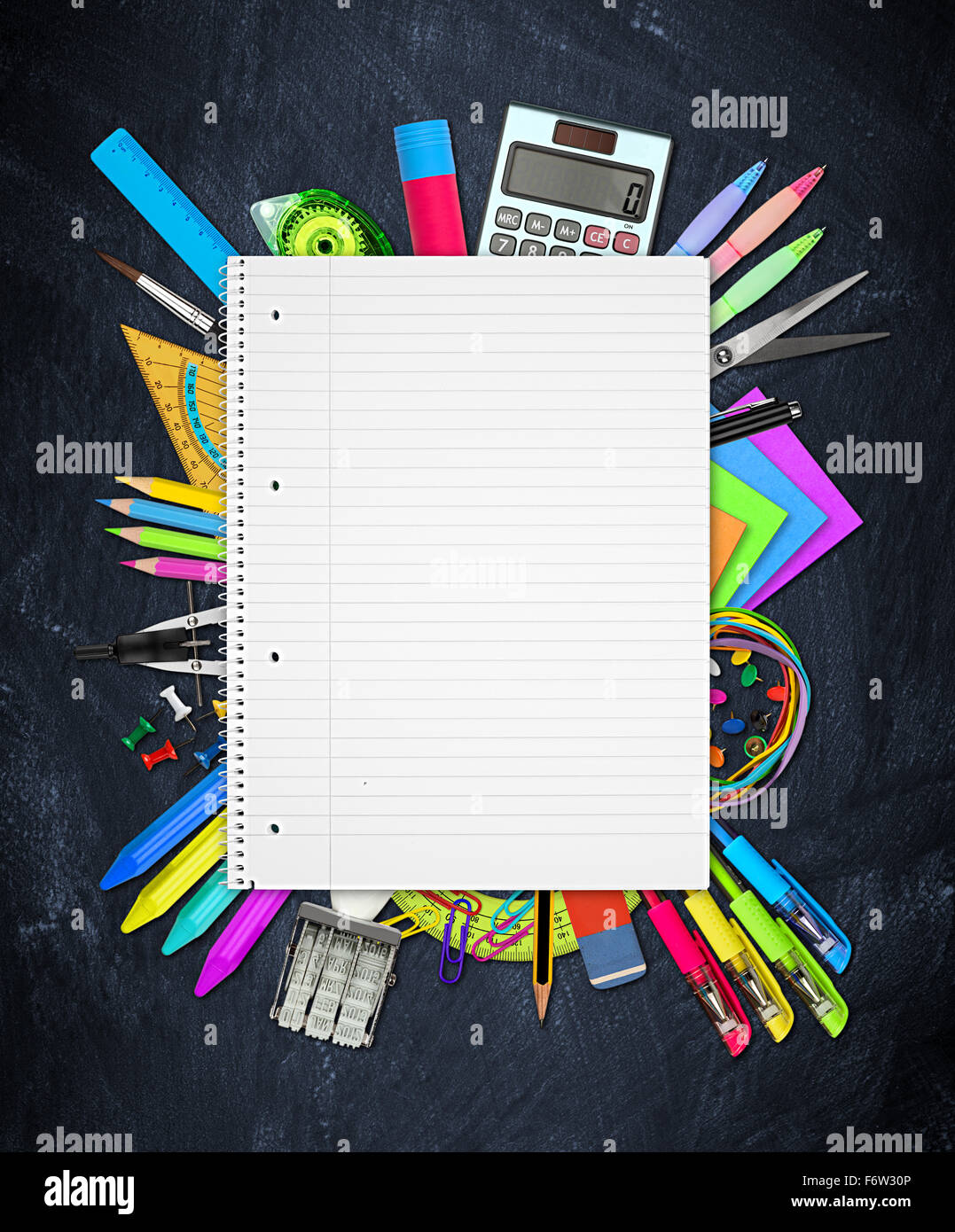 School writing slate hi-res stock photography and images - Alamy