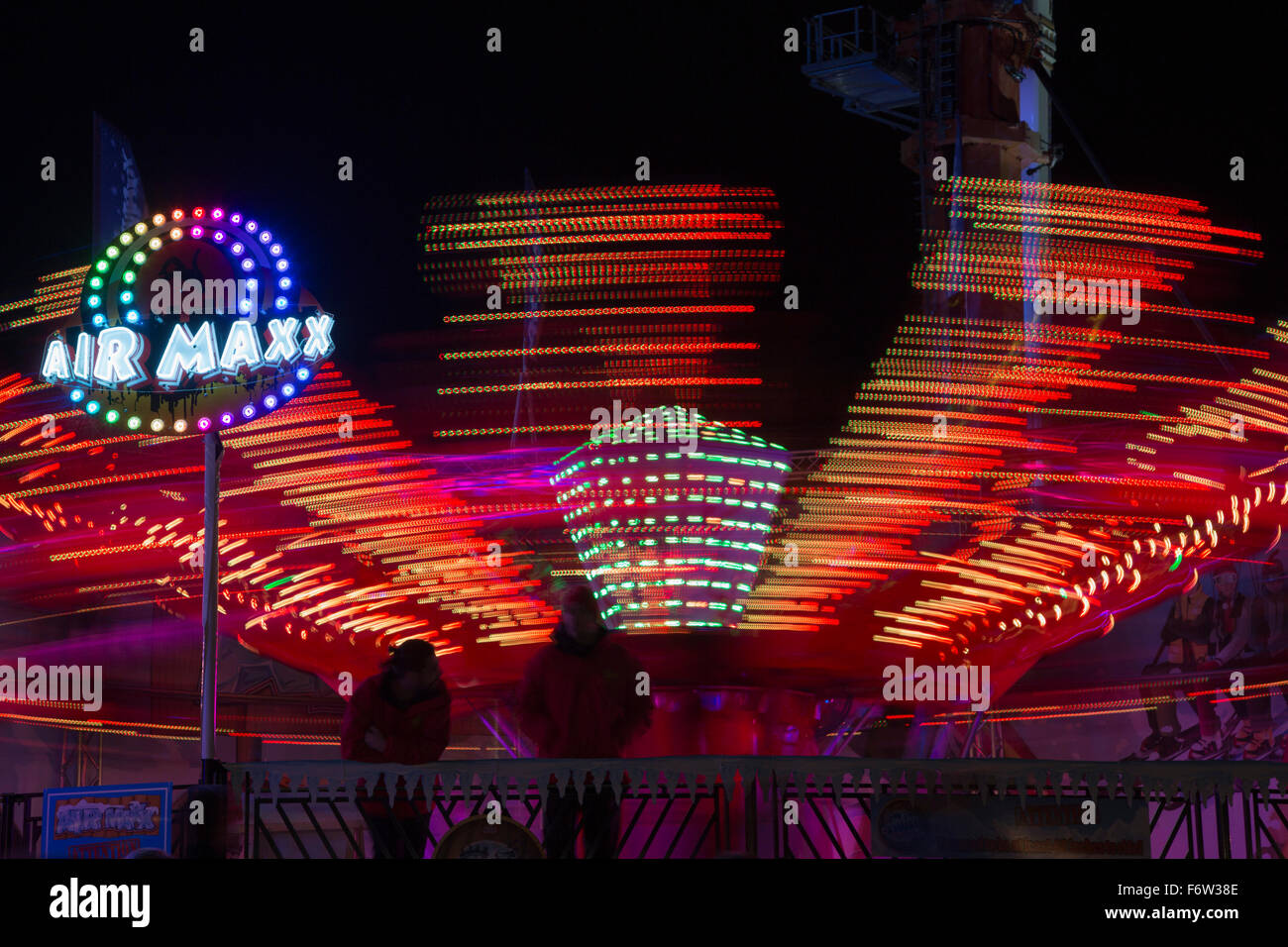 London, UK. 19 November 2015. Fairground ride. Hyde Park Winter ...
