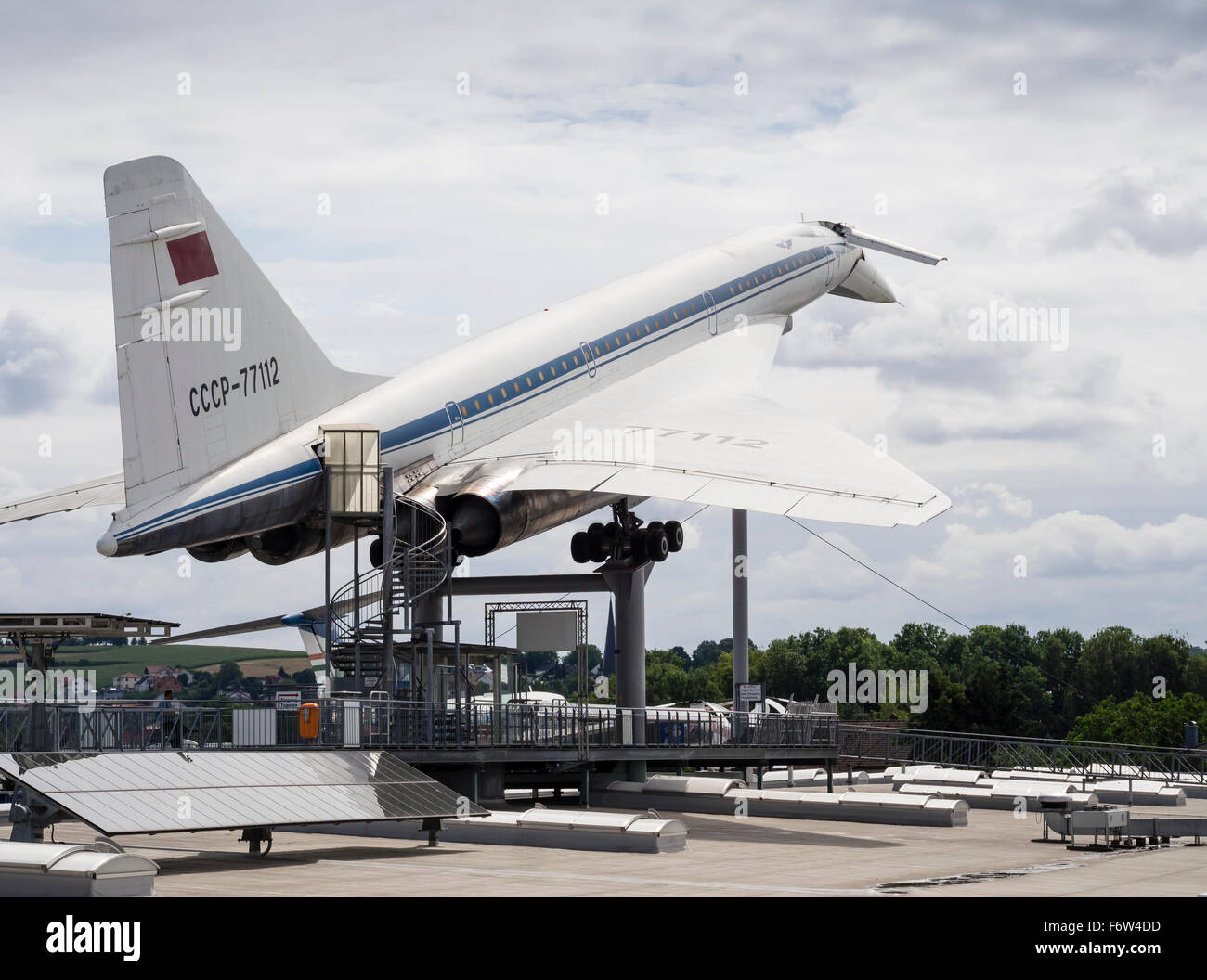 Russian tupolev tu 144 supersonic airliner hi-res stock photography and ...