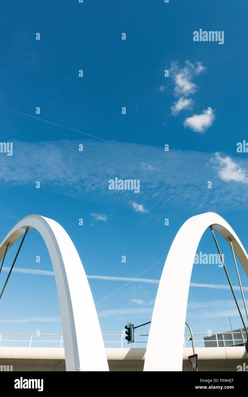 Germany, Duesseldorf, flyover bridge Stock Photo - Alamy