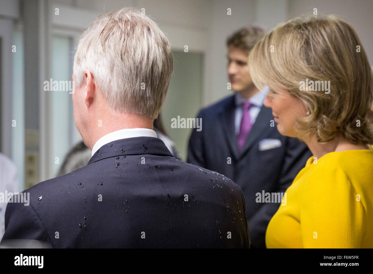King Philippe and Queen Mathilde of Belgium visit the region Hainaut in ...