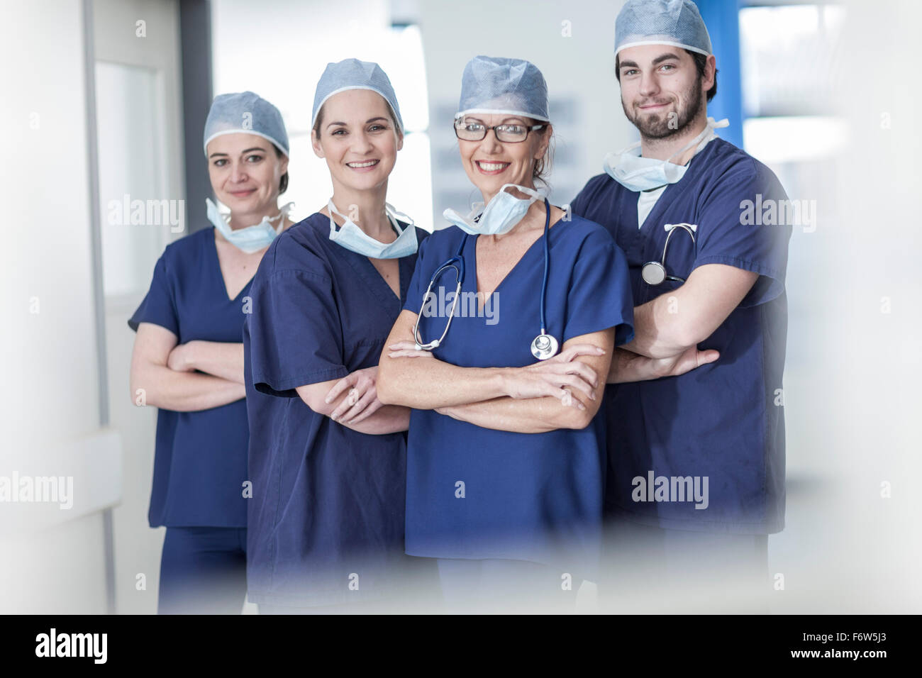 Doctors in hospital Stock Photo - Alamy
