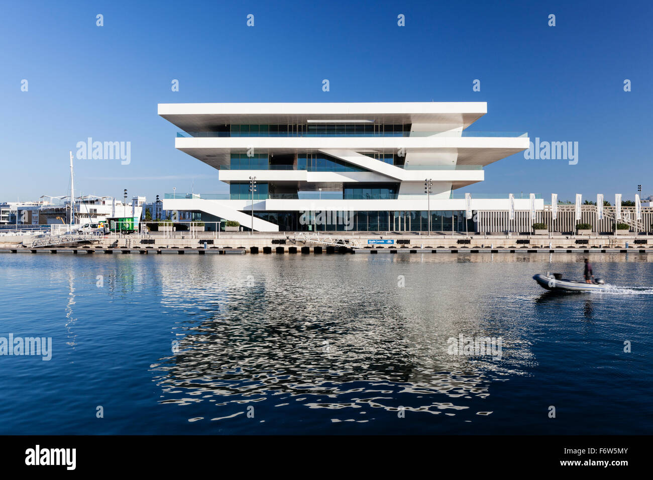 Veles e Vents, America's Cup building, Valencia, Spain Stock Photo - Alamy
