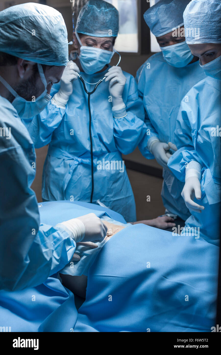 Operating table looking down hi-res stock photography and images - Alamy
