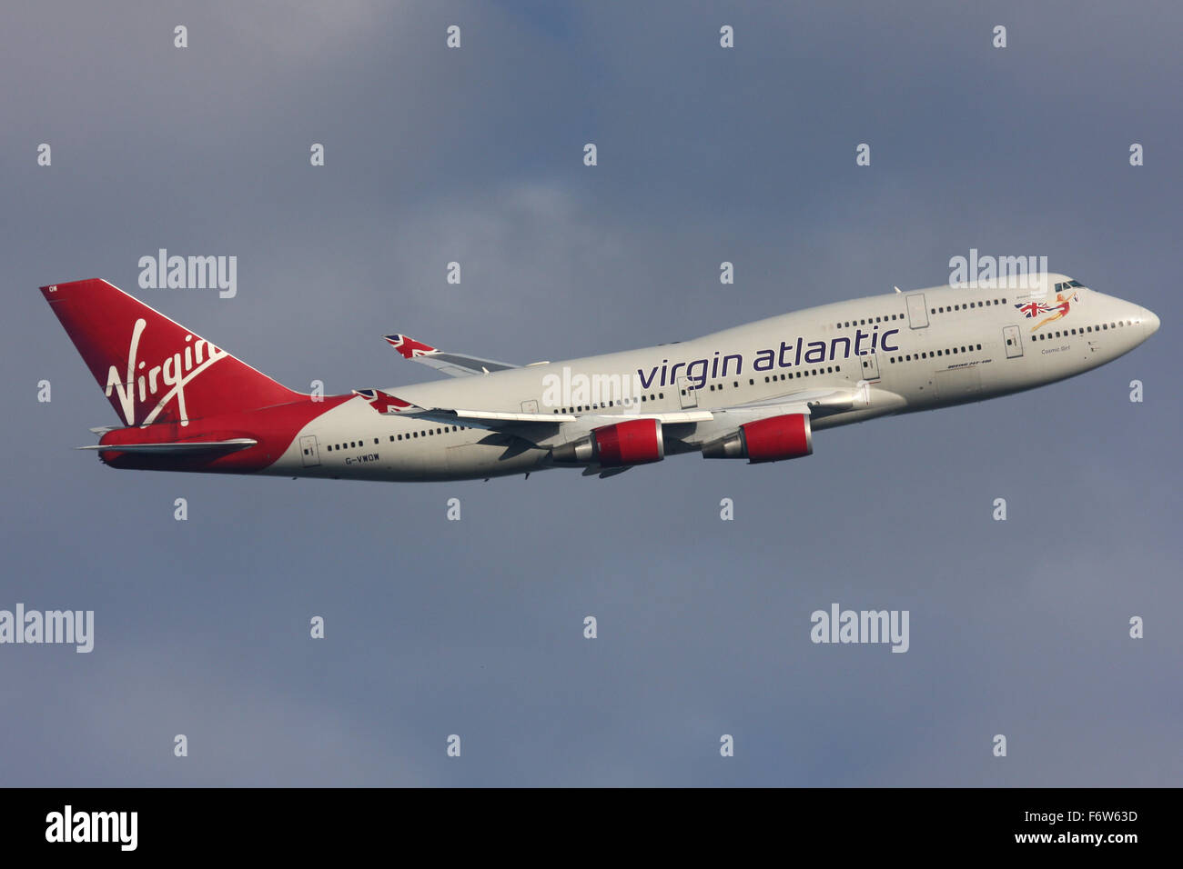 VIRGIN ATLANTIC 747 Stock Photo - Alamy