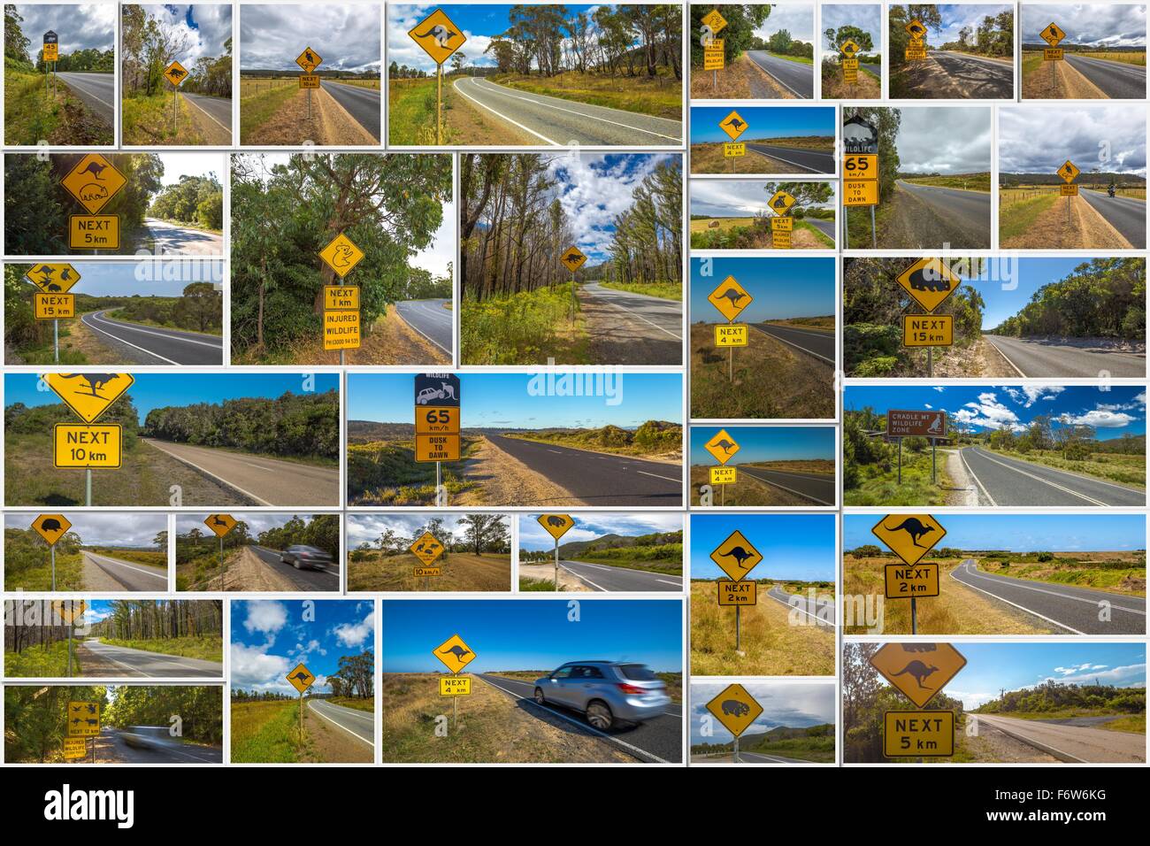 Collage of traffic signs hi-res stock photography and images - Alamy
