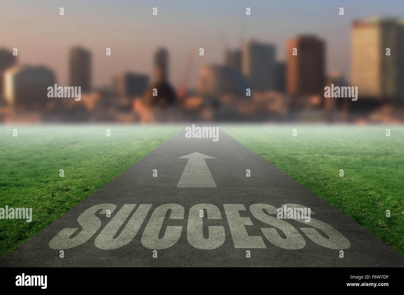 Road to success Stock Photo - Alamy