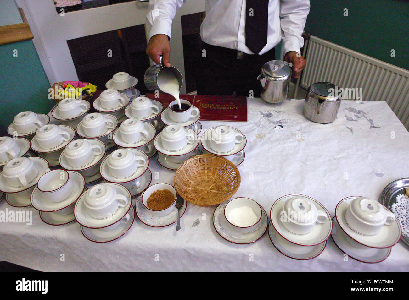 Refreshment served during a Mental Health Conference Stock Photo - Alamy