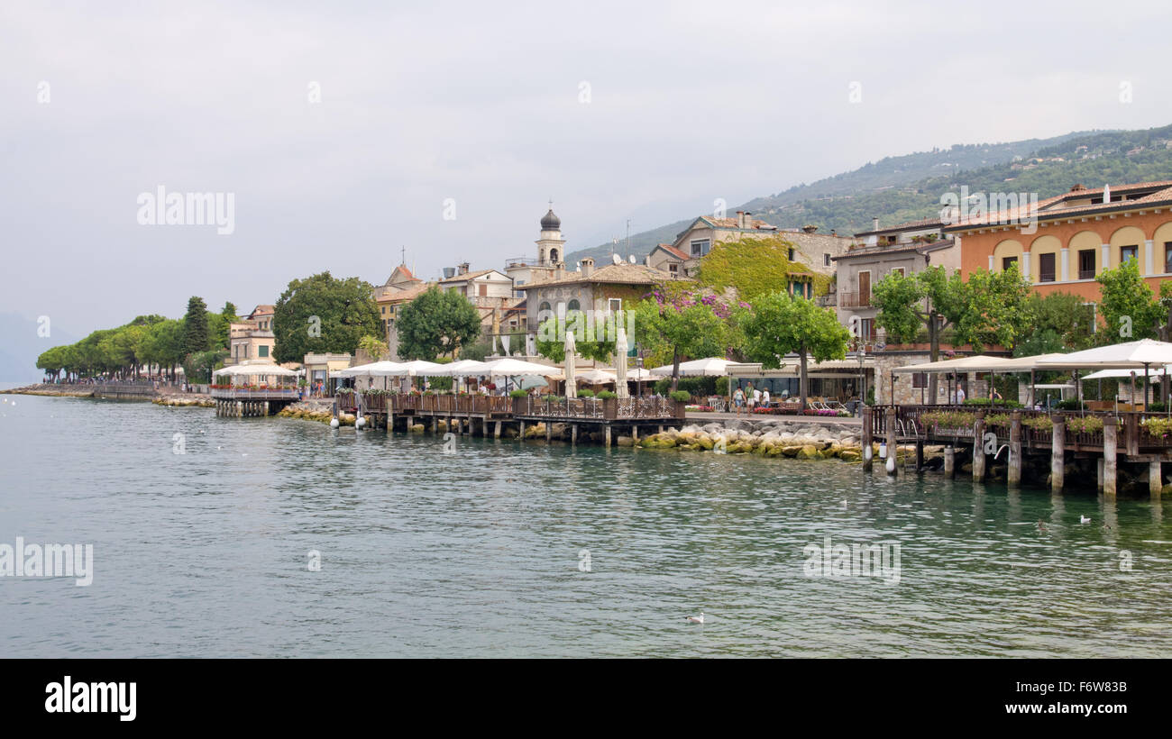 Torri del Benaco on Lake Garda Stock Photo - Alamy
