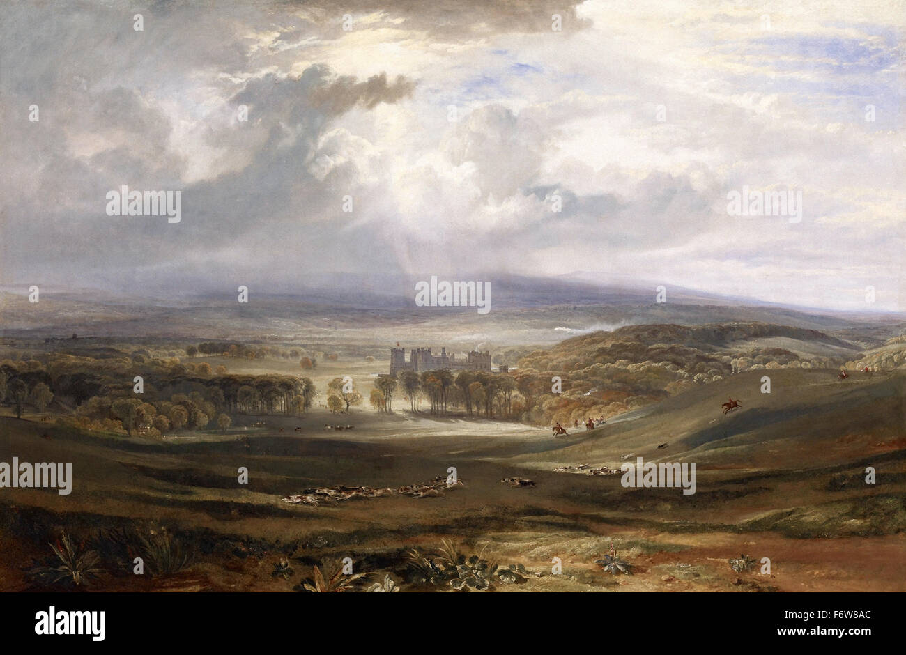 Joseph mallord william turner raby castle hi-res stock photography and ...