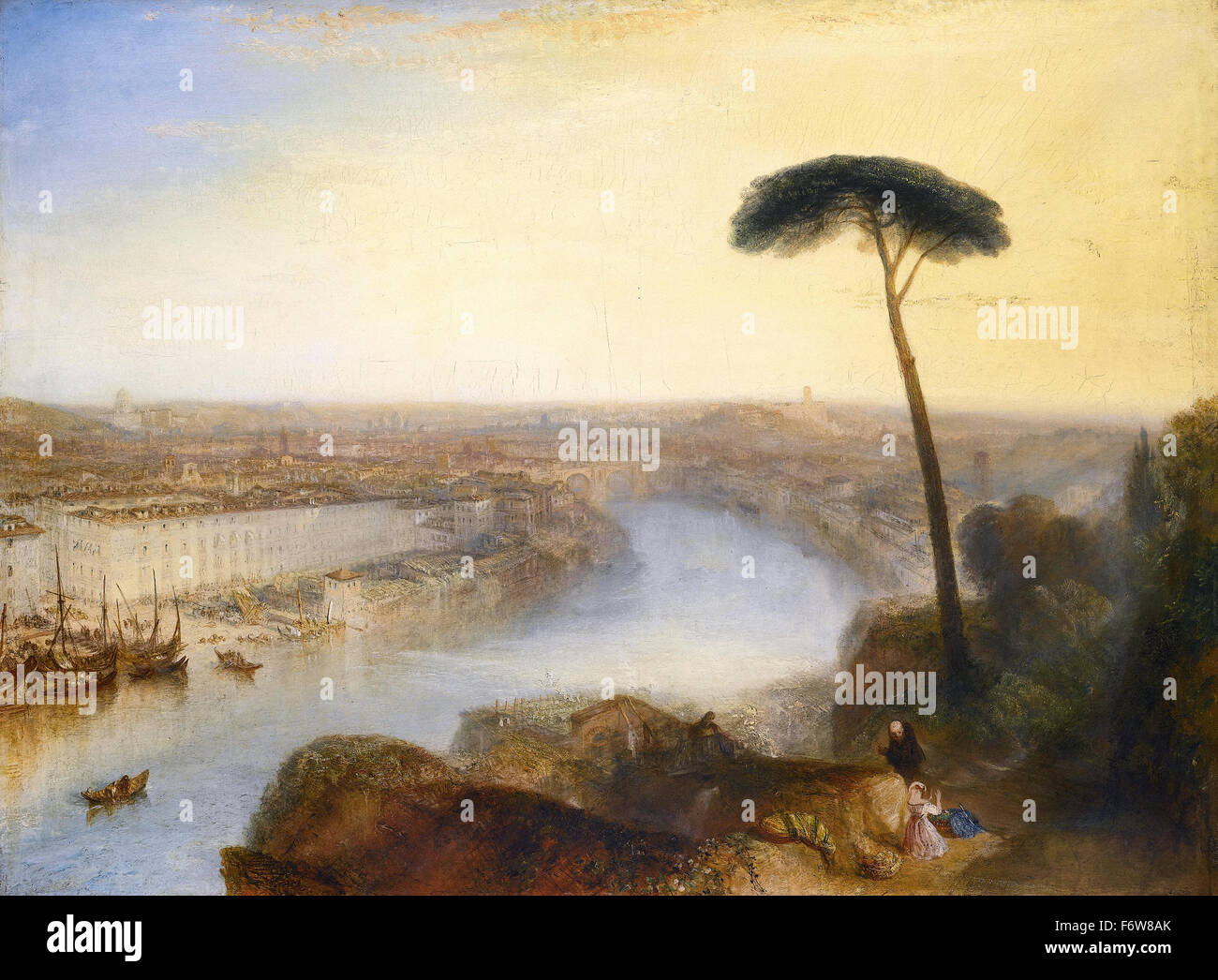 Joseph Mallord William Turner - Rome, from Mount Aventine Stock Photo ...