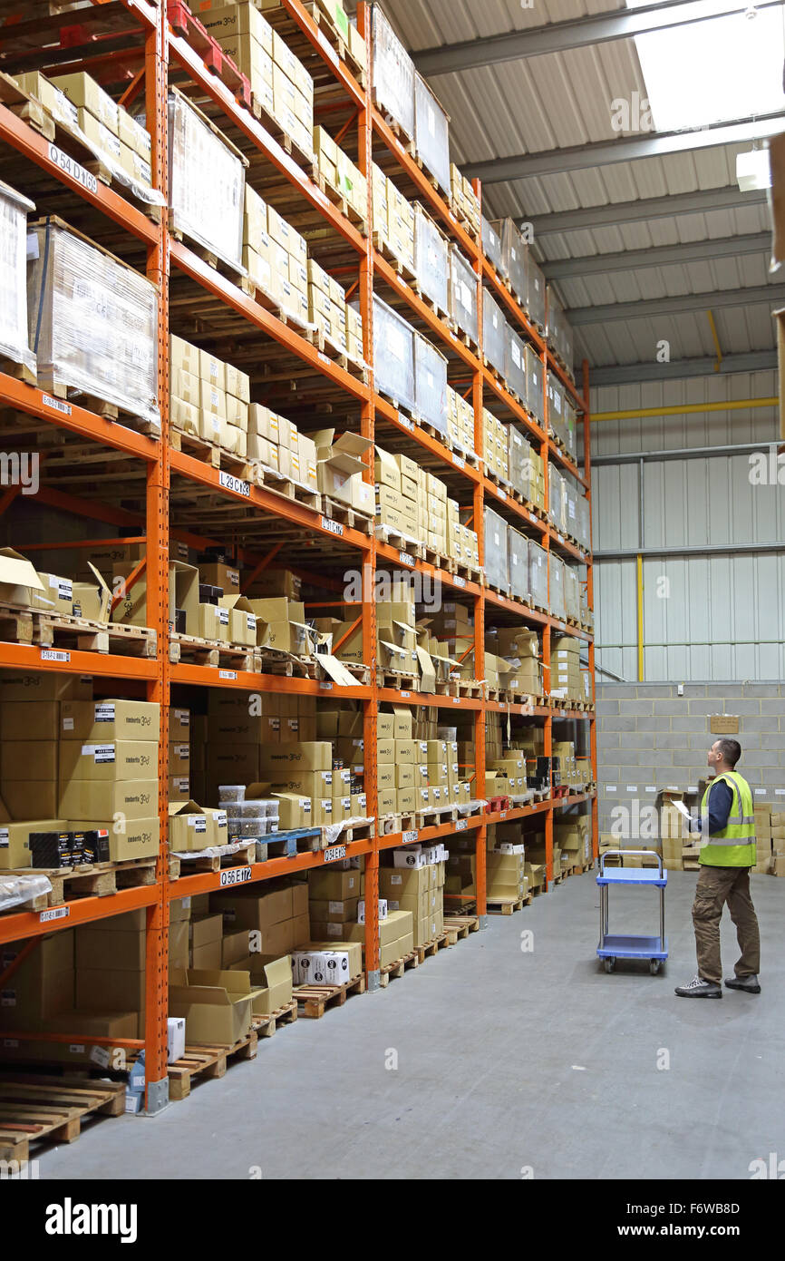Warehouse storage racks boxes goods hi-res stock photography and images ...