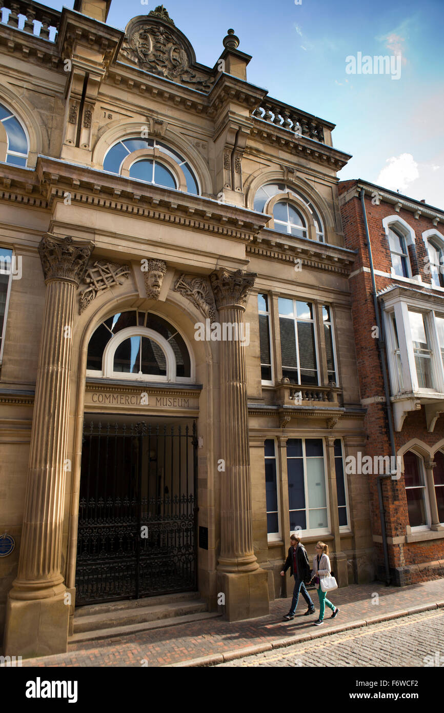 UK, England, Yorkshire, Hull, High Street, 1856 Corn Exchange Building ...
