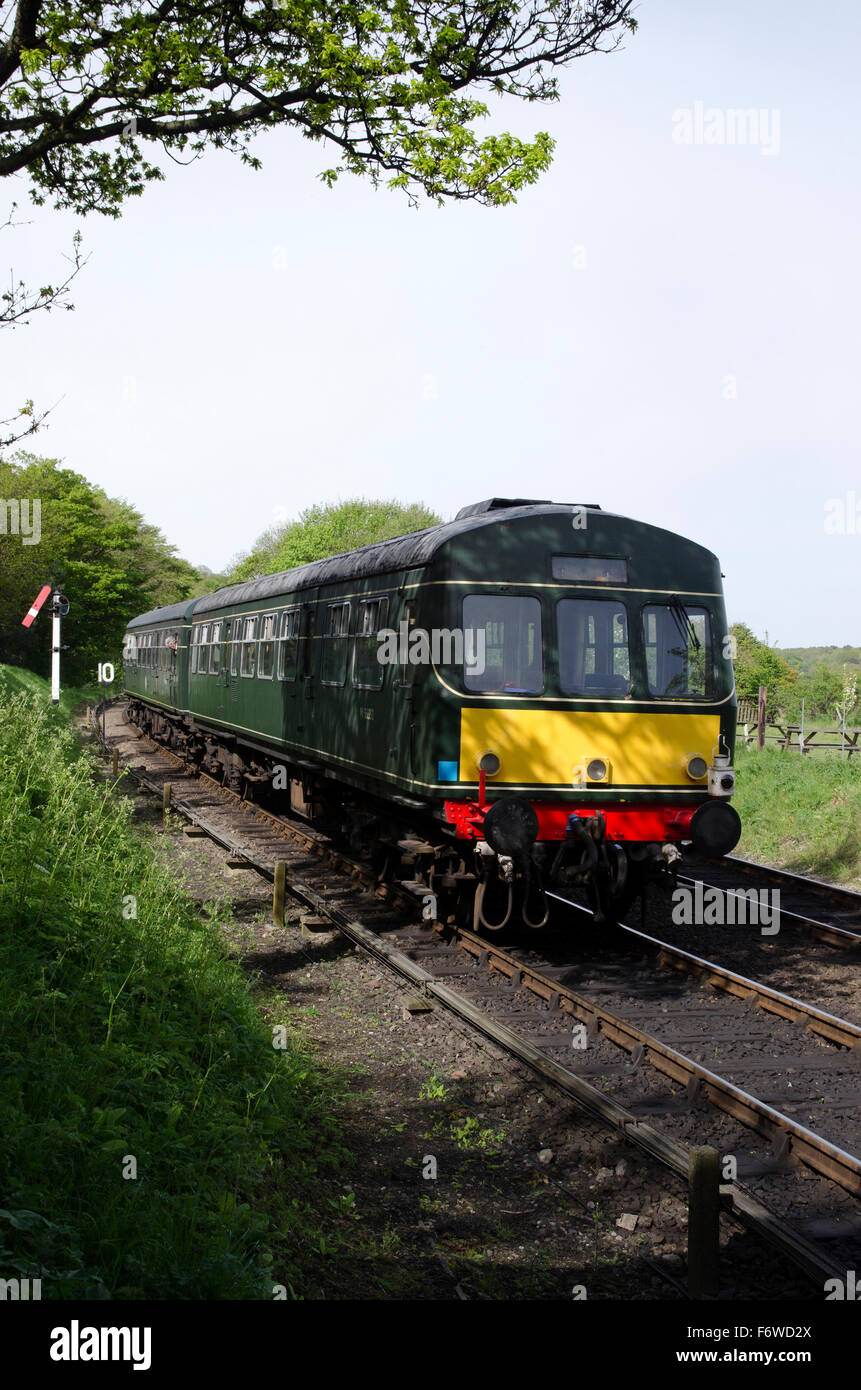 diesel multiple-unit,north norfolk,weybourne Stock Photo - Alamy