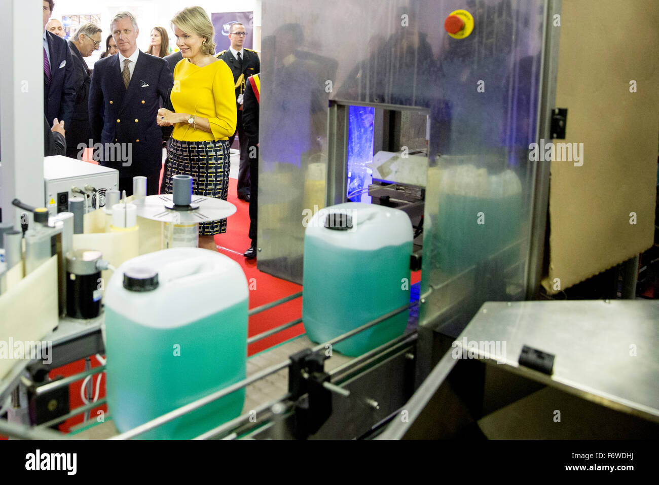 King Philippe and Queen Mathilde of Belgium visit the region Hainaut in ...