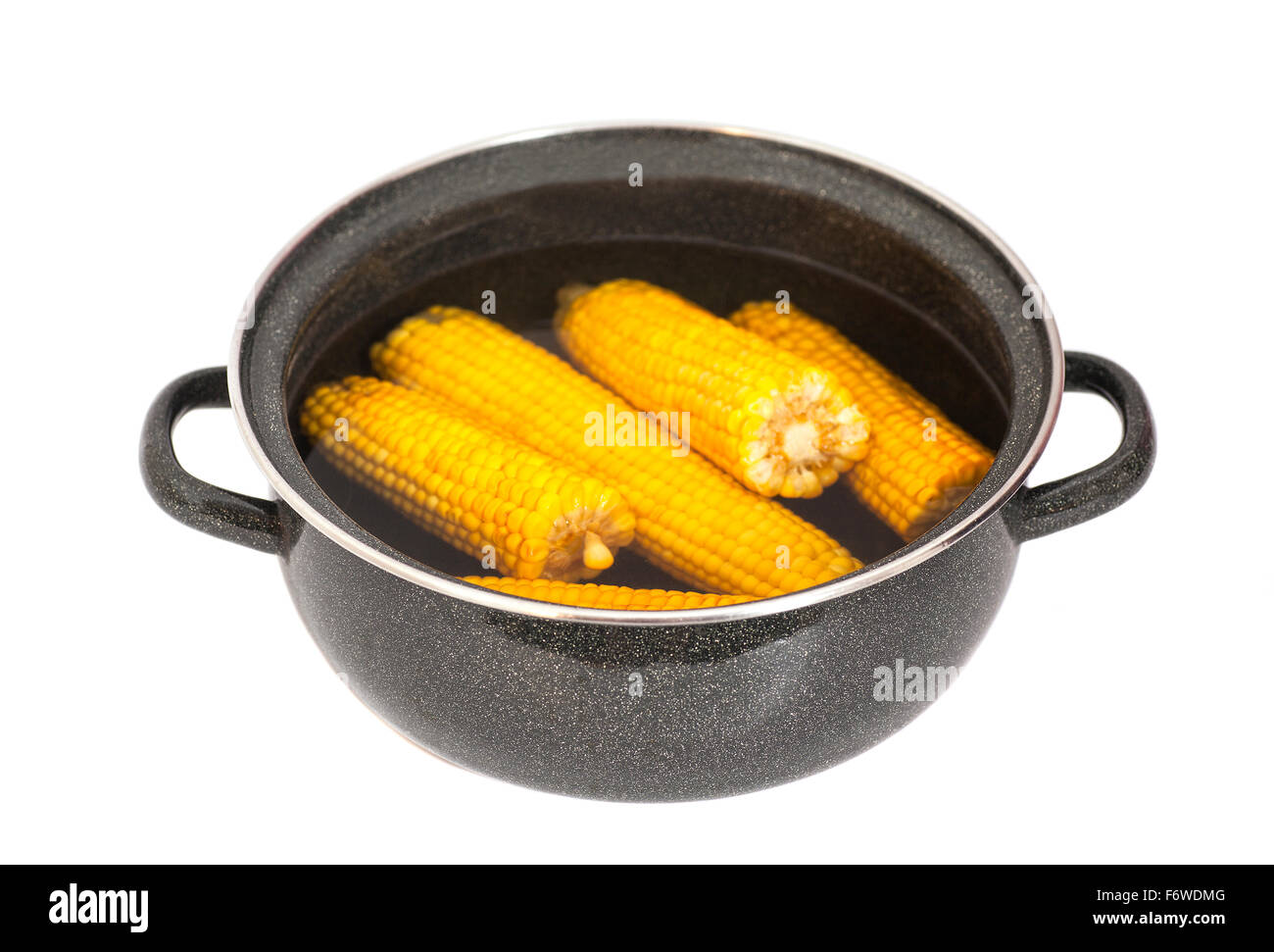 Corn cob boiling in pot hi-res stock photography and images - Alamy