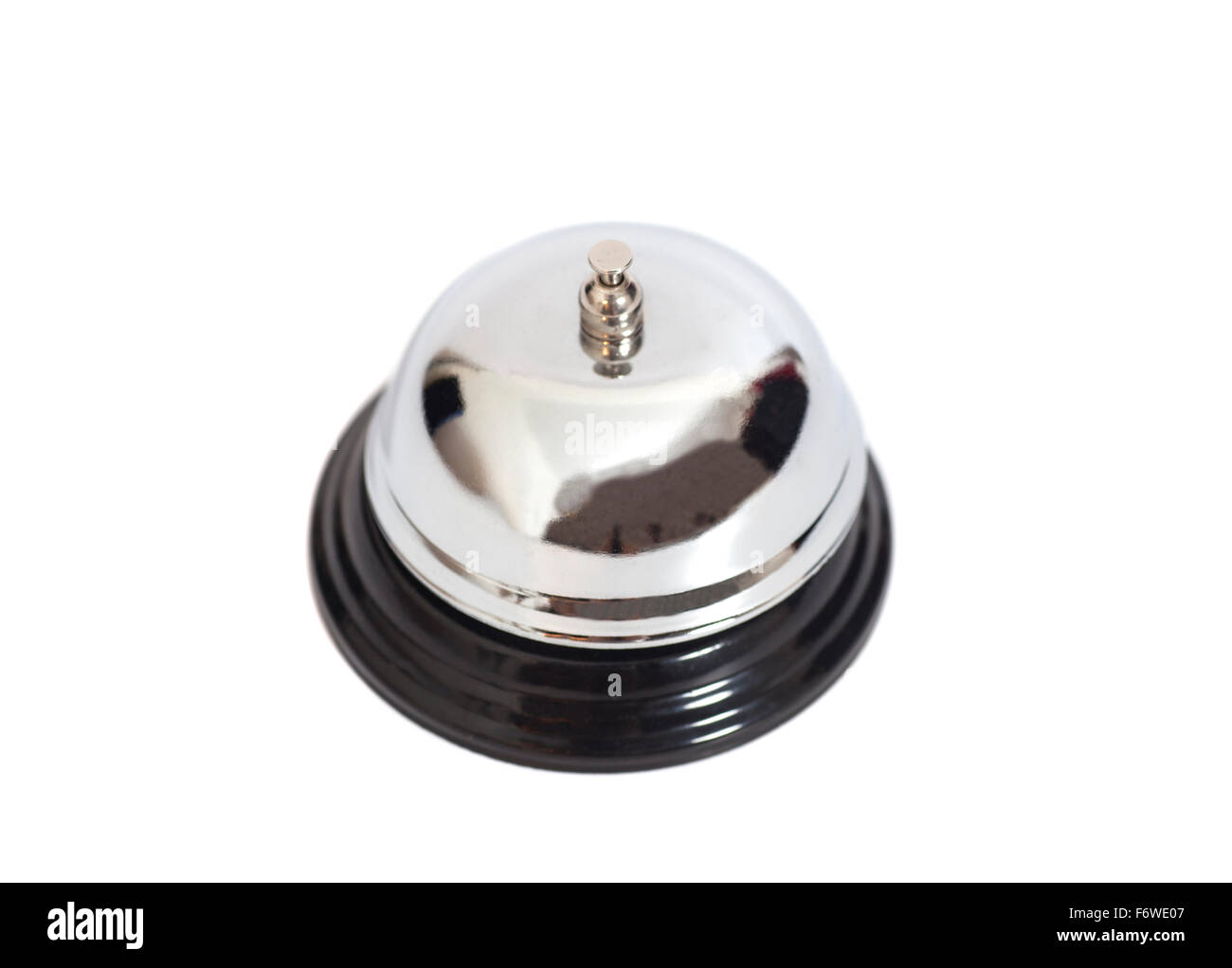 Service bell isolated on white Stock Photo - Alamy