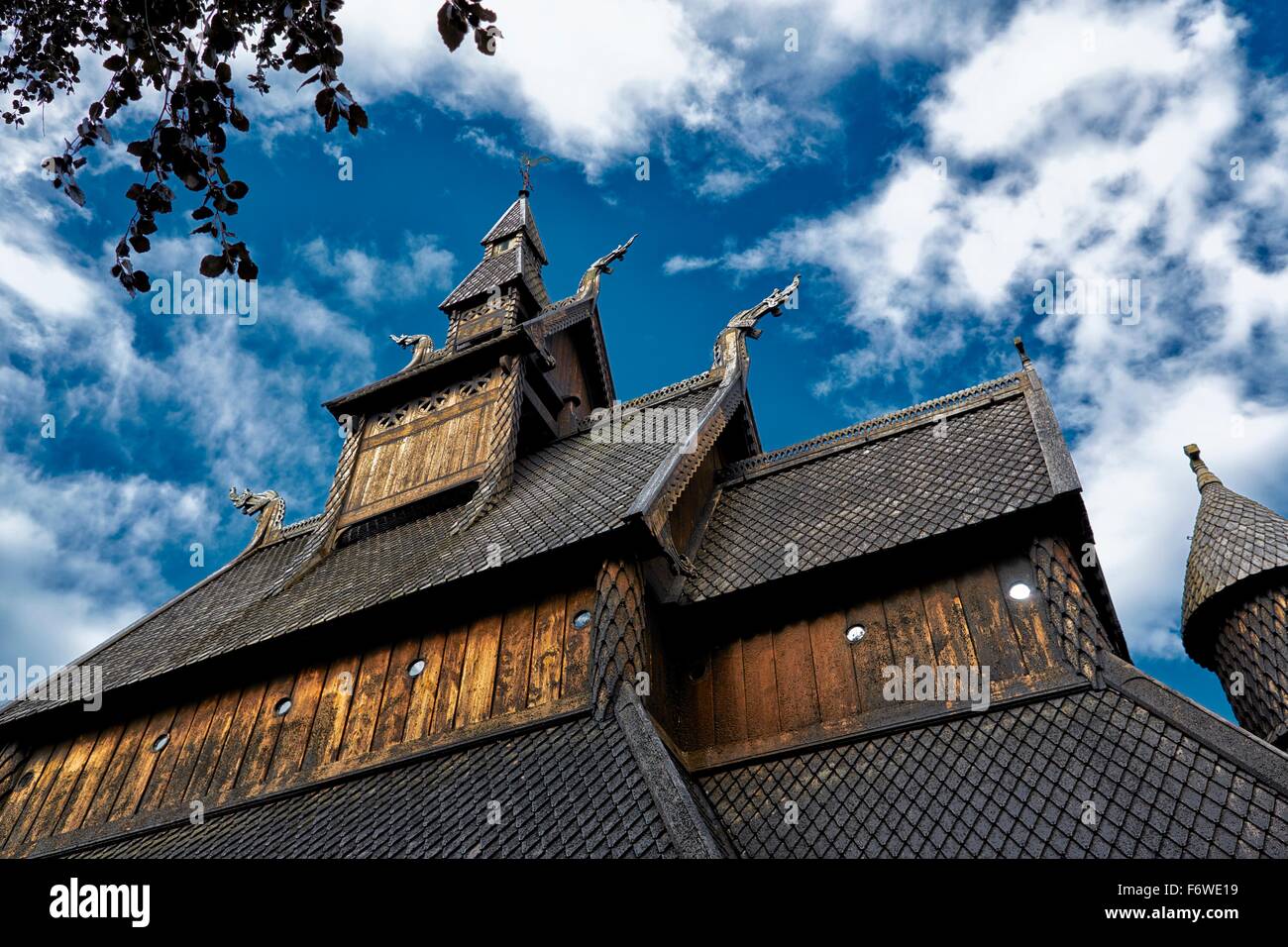 The Historic Norwegian Hopperstad Stave Church At Vikøyri, Vik, Norway ...
