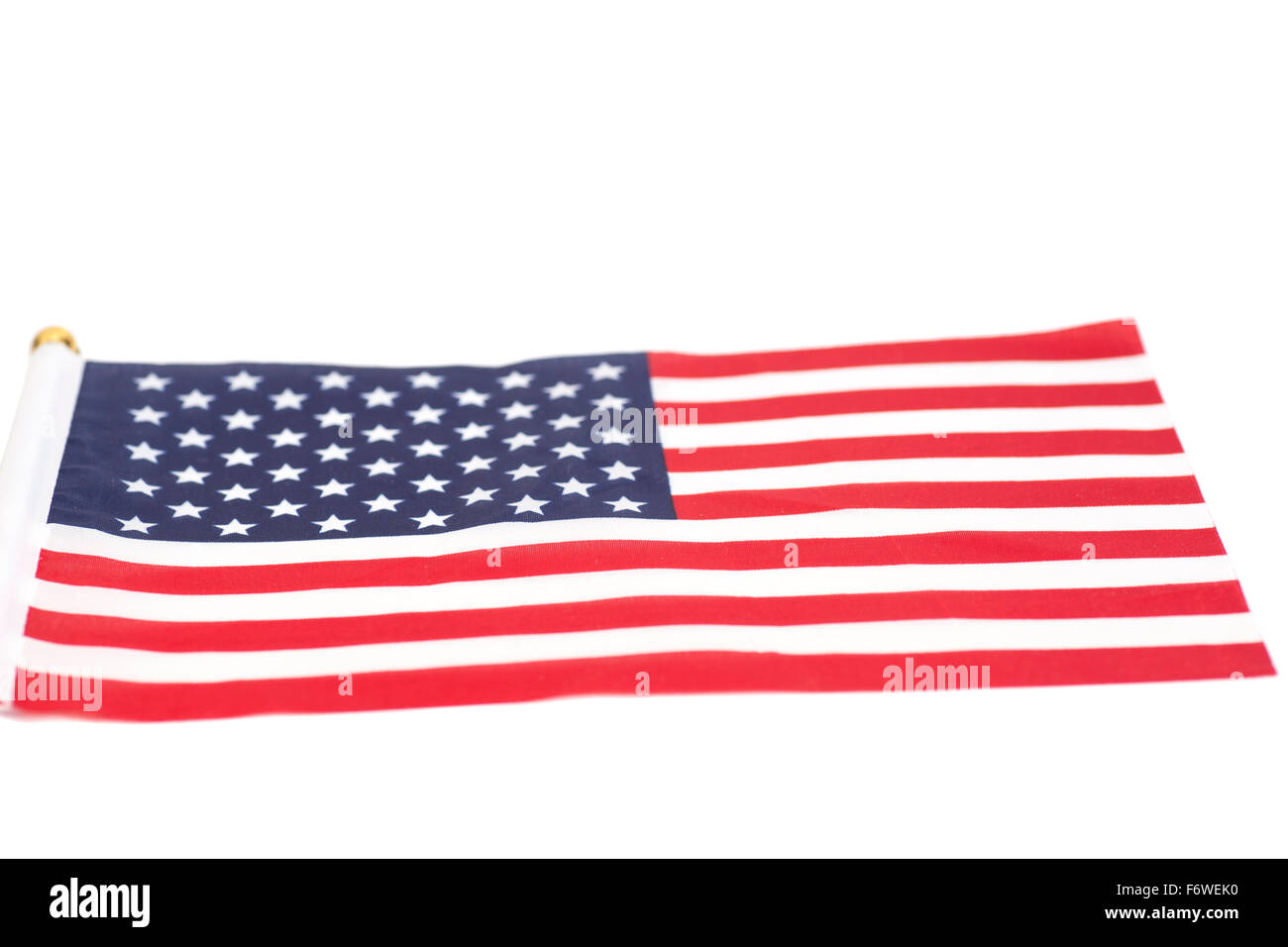 American flag isolated on white background Stock Photo - Alamy