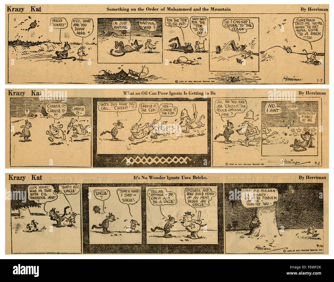1920s Comic Strip High Resolution Stock Photography and Images - Alamy