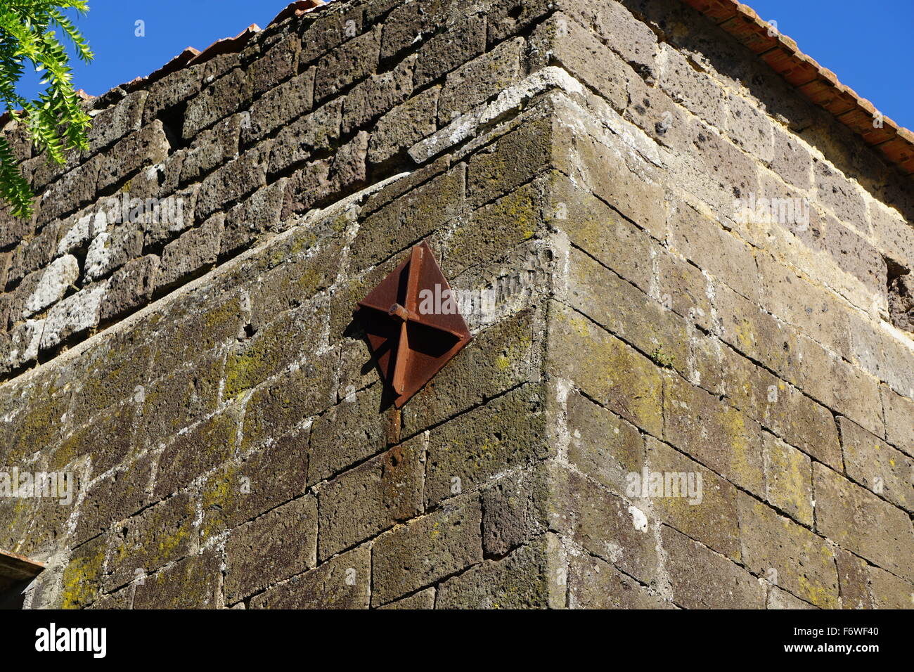 Old house built out of Pumice that came from mount Vesuvius Stock Photo ...