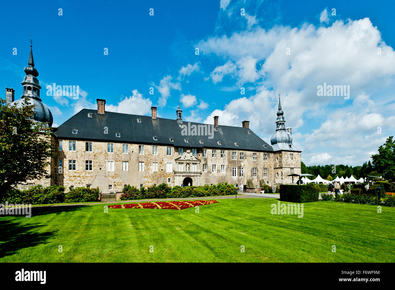 Lembeck castel, Dorsten, North Rhine-Westphalia, Germany Stock Photo ...