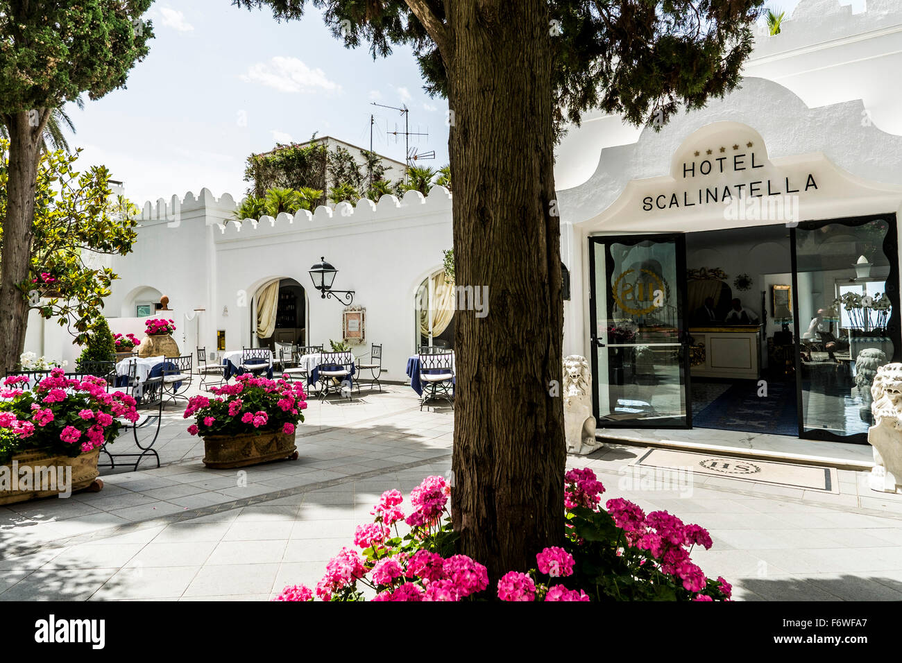Hotel La Scalinatella, Capri, Campania, Italy Stock Photo - Alamy
