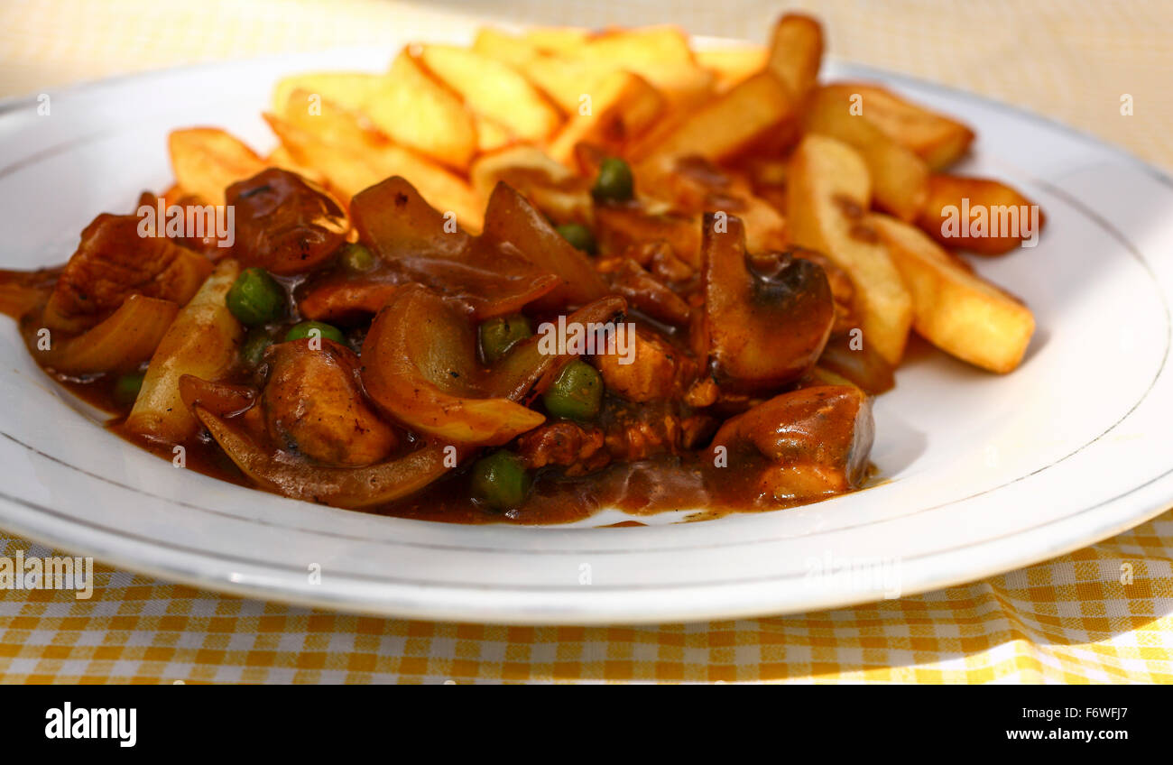 Chinese chips curry hi-res stock photography and images - Alamy