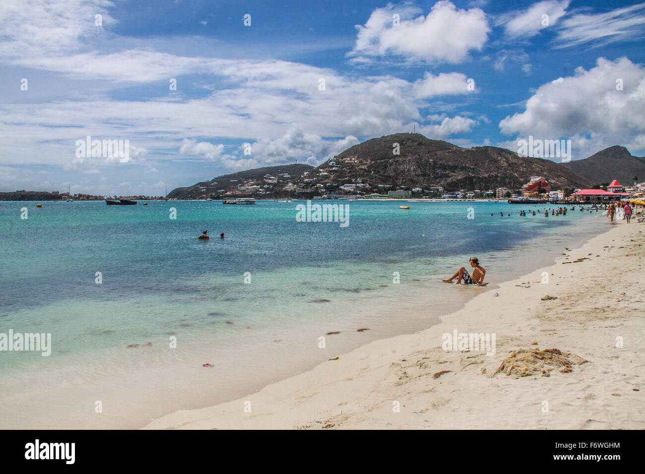 Philipsburg saint maarten st martin philipsburg scenic hi-res stock ...