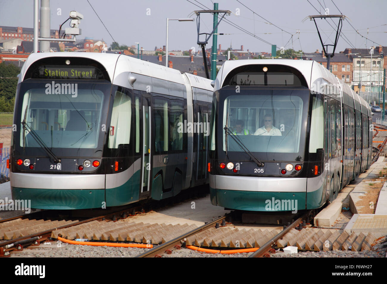 Nottingham city plan hi-res stock photography and images - Alamy