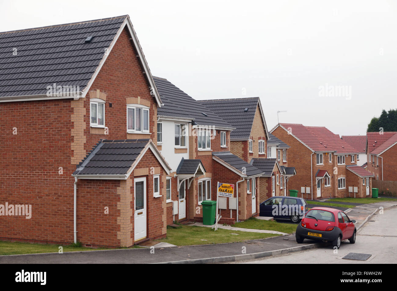 Completed new housing development on Field Maple Drive; off Bobbers ...