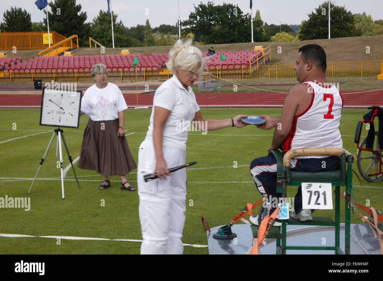 British Open Athletics Championships 2003 games; disabled athlete ...