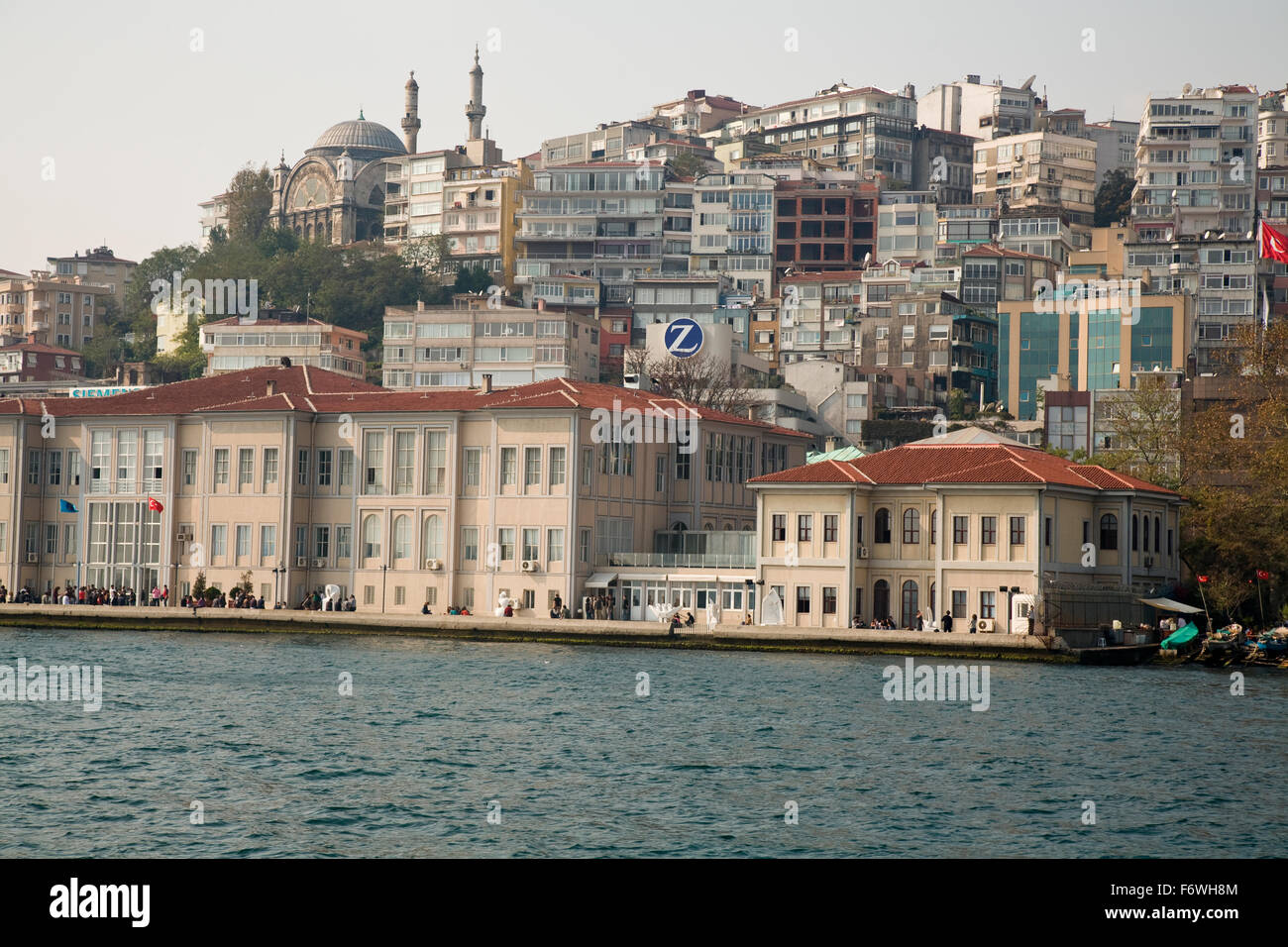 European Istanbul is situated on the western shore of the Bosphorus ...
