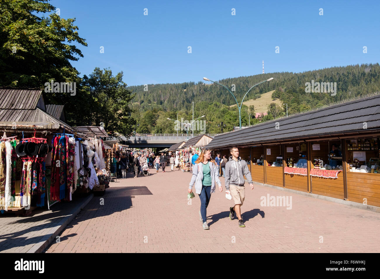 Street market zakopane poland hi-res stock photography and images - Alamy
