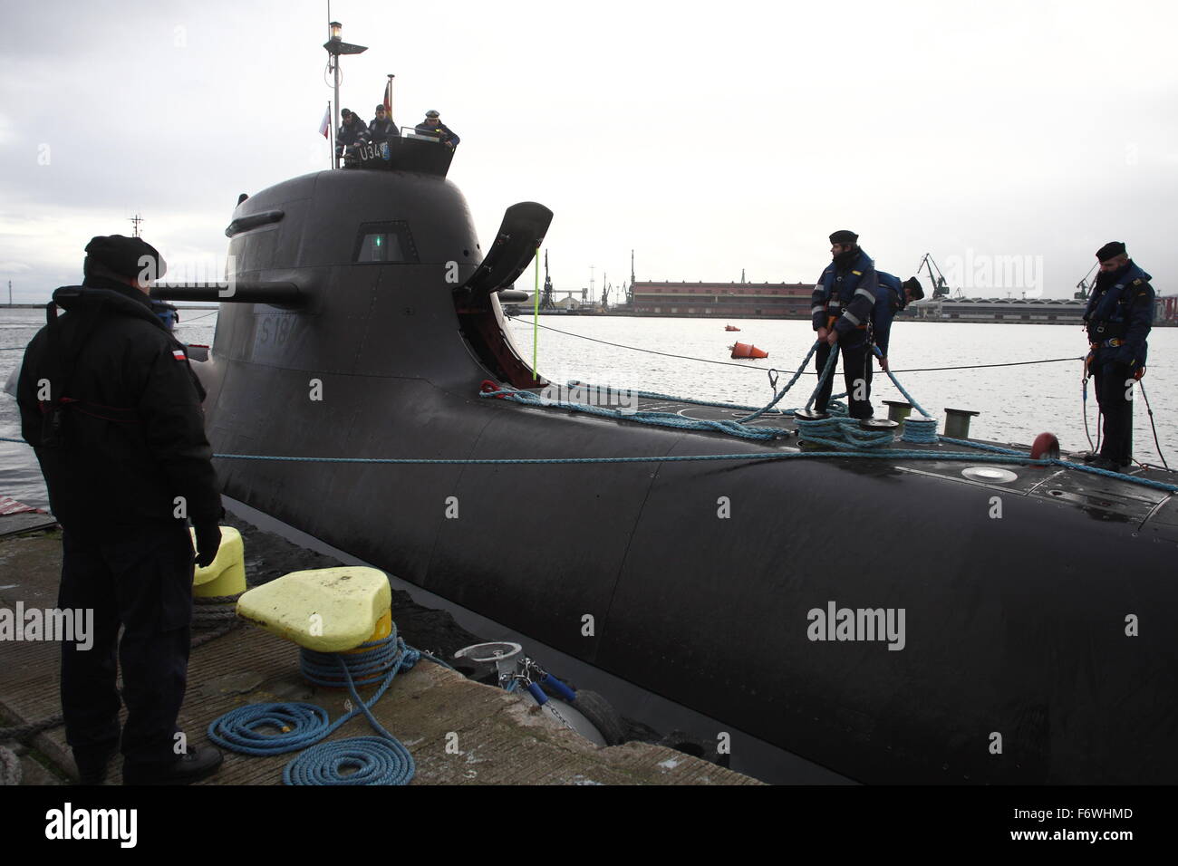 Gdynia, Poland 20th, Nov. 2015 German Navy U34 type U212A submarine ...