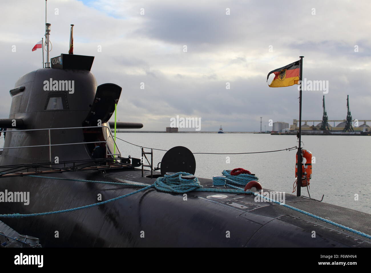 Gdynia, Poland 20th, Nov. 2015 German Navy U34 type U212A submarine ...