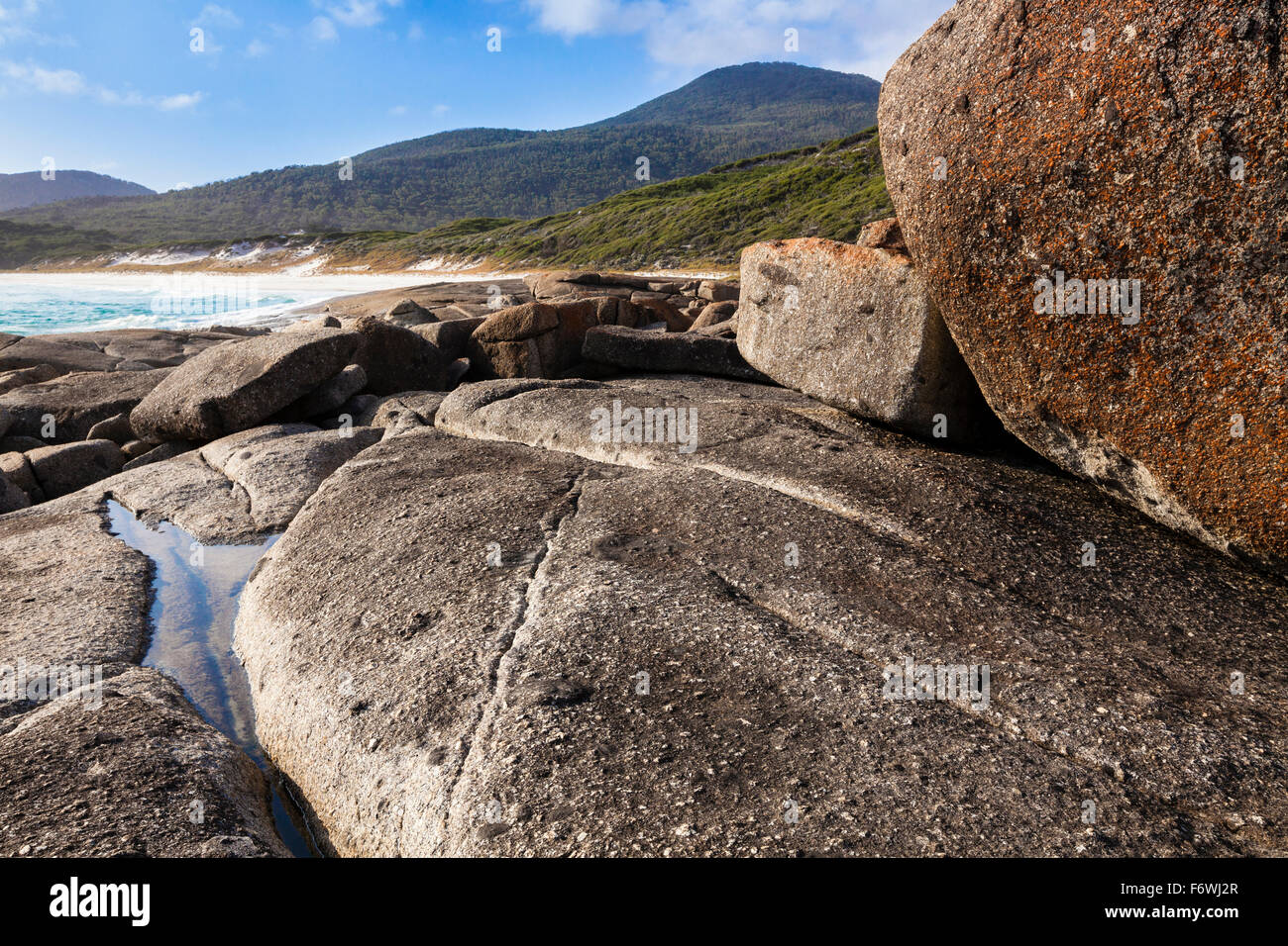 Boulders, Rocks at Squeaky Beach, Wilsons Promontory, Victoria ...