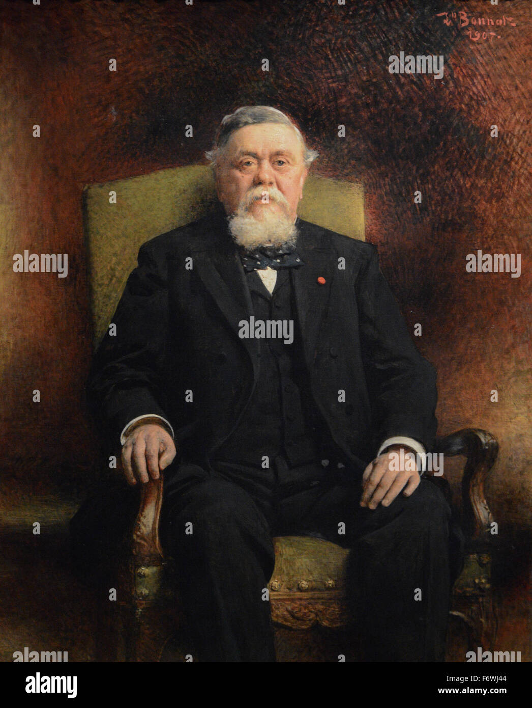 Léon Bonnat - Portrait de Armand Fallières Stock Photo - Alamy