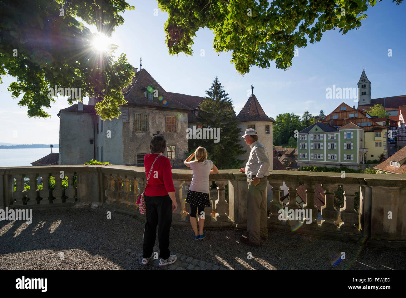 Meersburg castle, Old Castle, Meersburg, Lake Constance, Baden ...