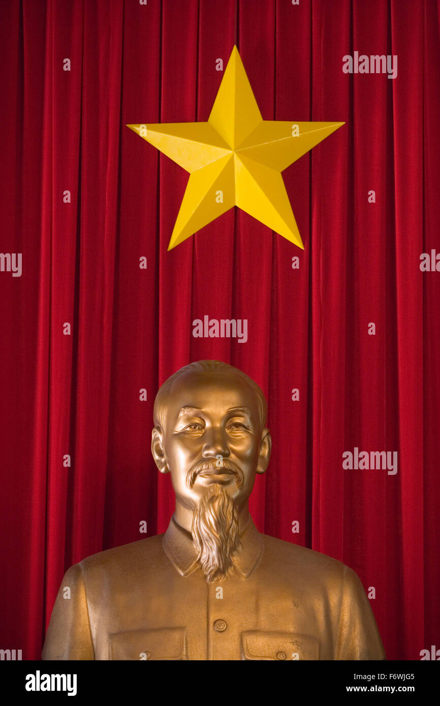 Ho Chi Minh statue inside the Reunification Palace formerly known as ...